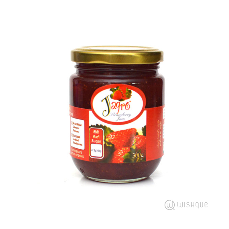 Jagro Strawberry Jam 300g - Wishque | Sri Lanka's Premium Online Shop ...
