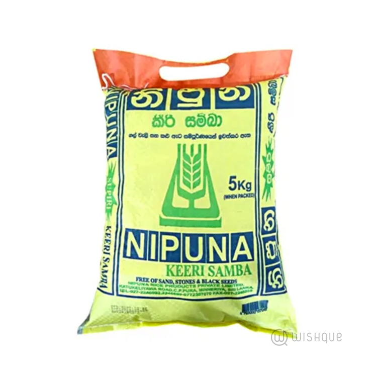 Nipuna Rice Keeri Samba 5kg - Wishque | Sri Lanka's Premium Online Shop ...