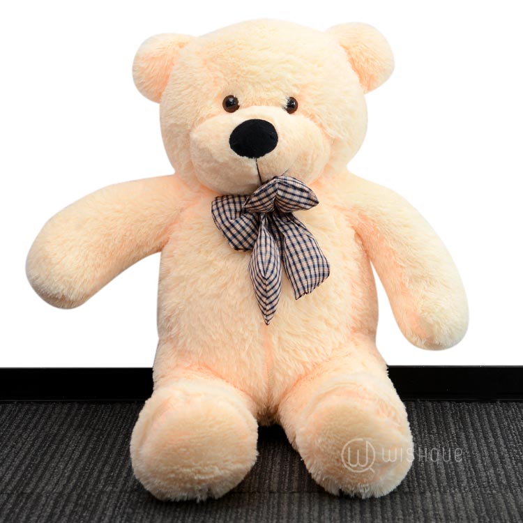Hug Me Beige Teddy Bear Extra Large 3 Feet - Wishque | Sri Lanka's ...