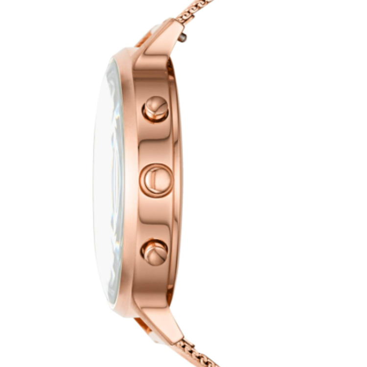 Fossil Women Quartz Smart Watch Rose Gold Digital Display FTW7014 ...