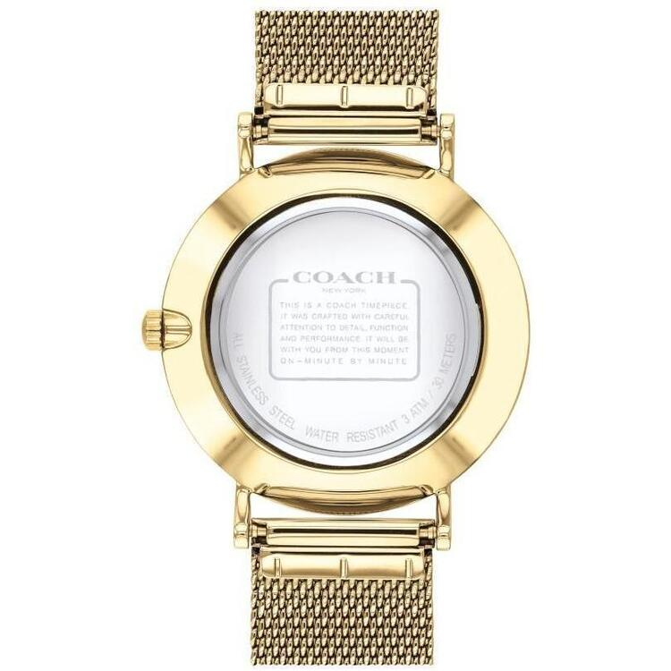Coach Gold Mesh Ladies Watch - 14503125 - Wishque | Sri Lanka's Premium ...