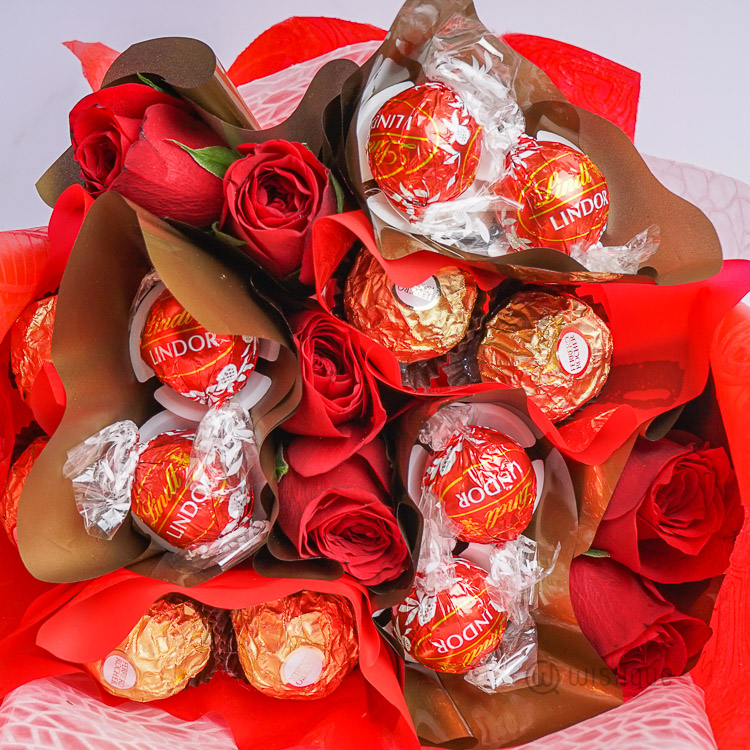 Lindt Ferrero Roses Bouquet - Wishque | Sri Lanka's Premium Online Shop ...
