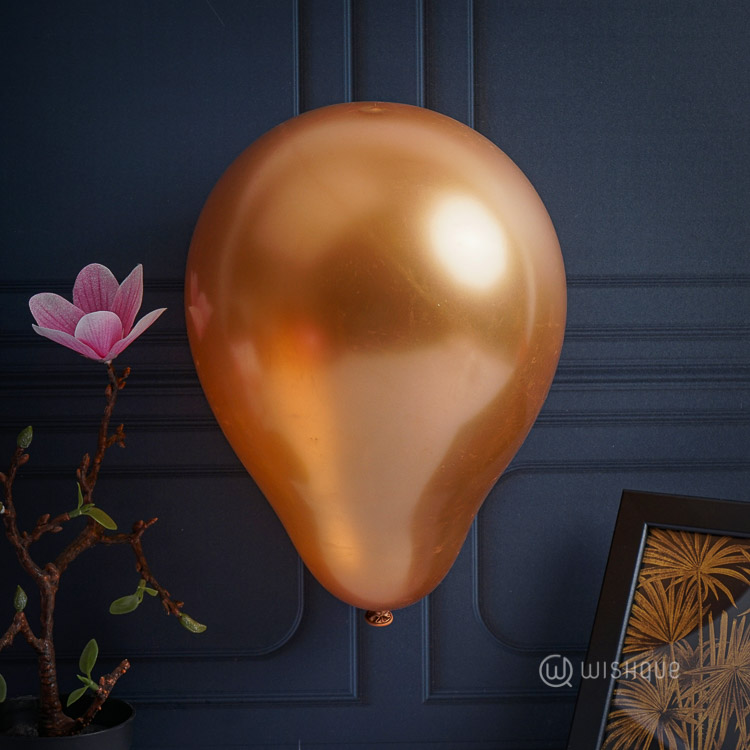 10 inch Metal Balloon - Metal Gold- 10 Pcs - Wishque | Sri Lanka's ...